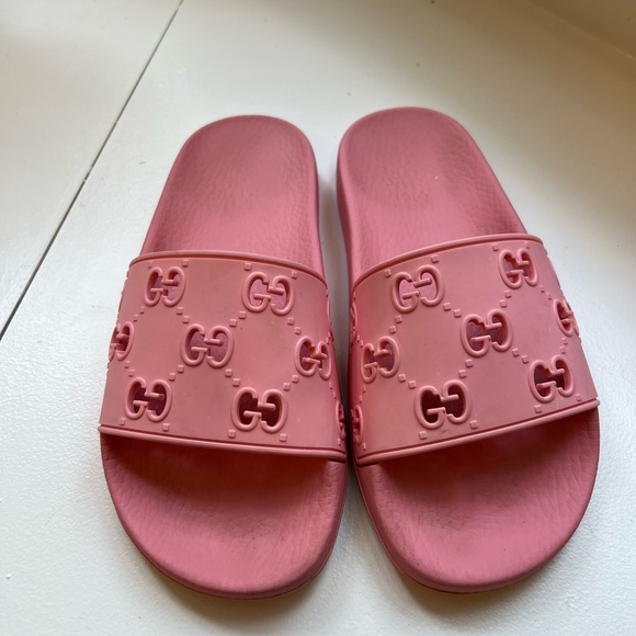 Gucci | Shoes | Gucci Pink Slides | Poshmark